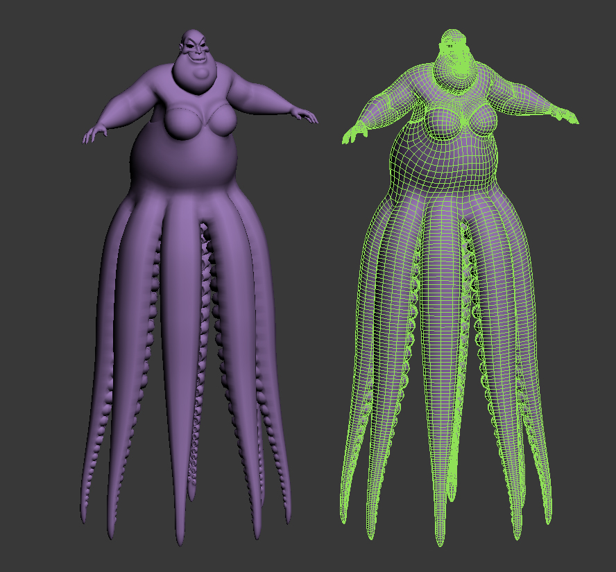 Art Spotlight: Ursula and her Morays - Sketchfab Community Blog ...