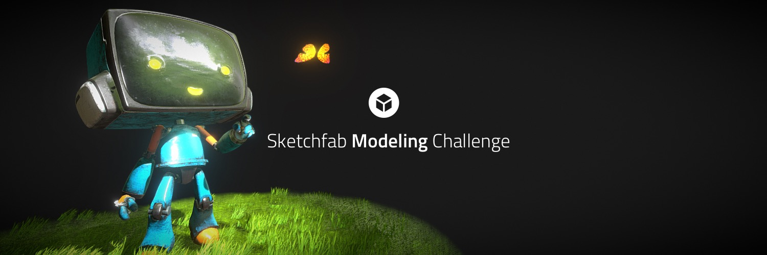 Sketchfab Modeling Challenge: Sketchbot - Sketchfab Community Blog - Sketchfab Community Blog