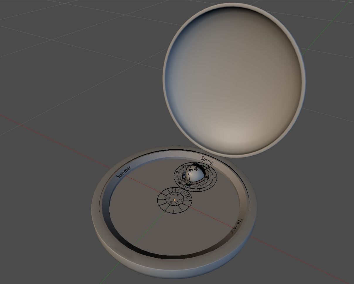 Art Spotlight: The Working Planetary Pocket Watch - Sketchfab Community ...