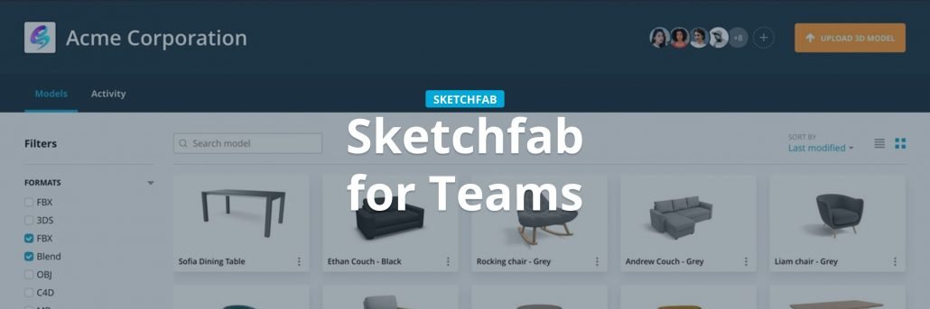 Announcing Sketchfab for Teams - Sketchfab Community Blog - Sketchfab Community Blog