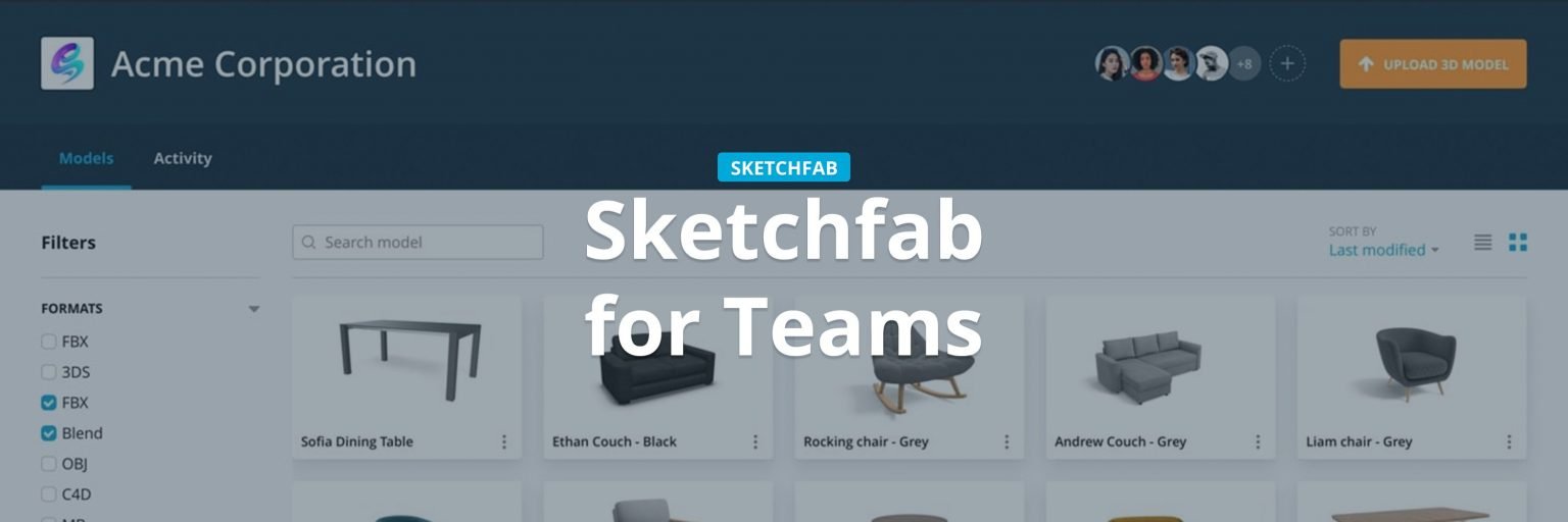 Announcing Sketchfab for Teams - Sketchfab Community Blog - Sketchfab Community Blog