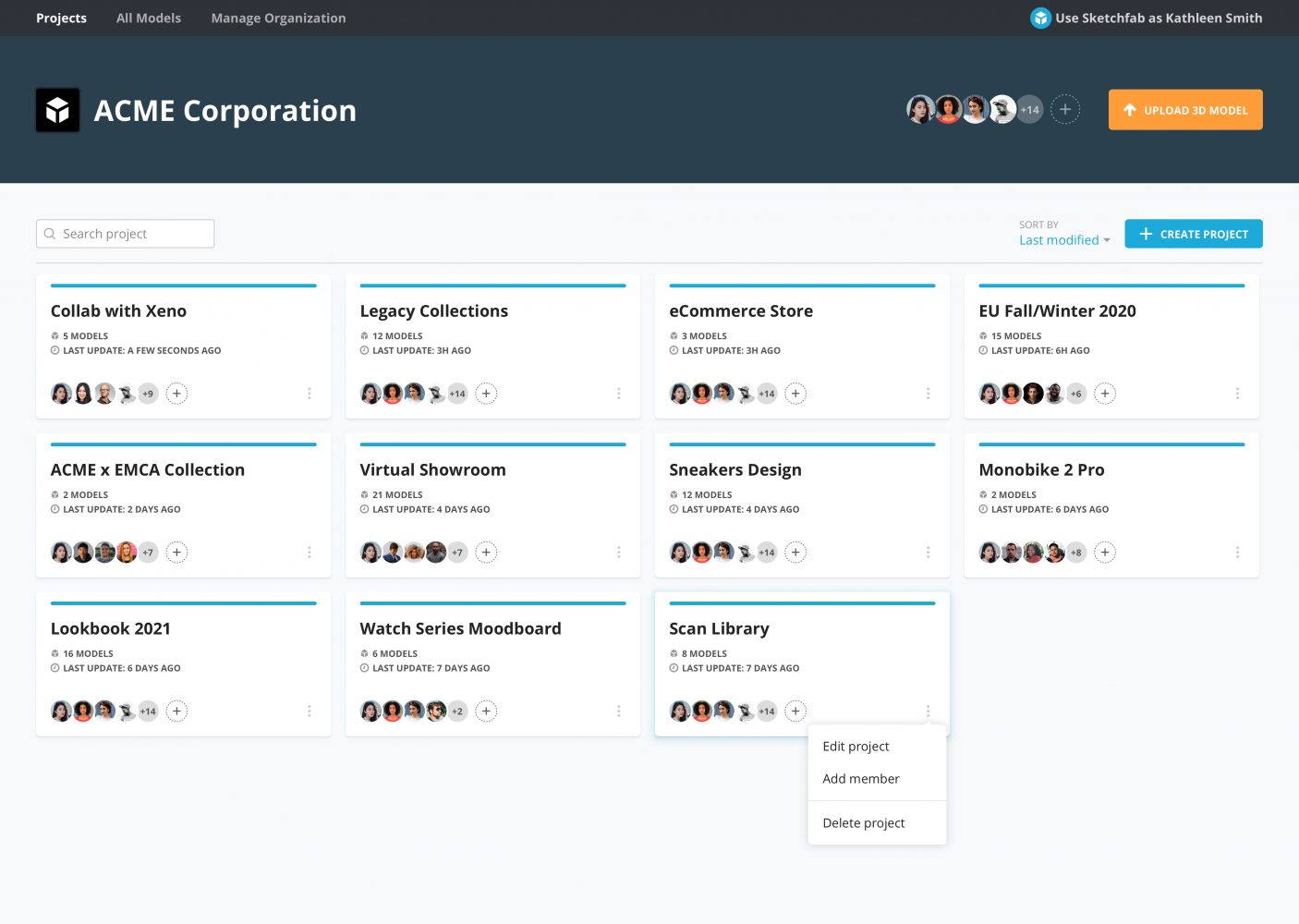 Announcing Projects for Teams - Sketchfab Community Blog - Sketchfab Community Blog